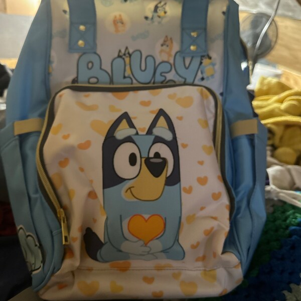 FREE STICKERS ABDL Bluey Diaper Bag Backpack - Etsy
