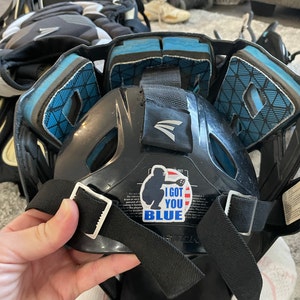 I Got You Blue Sticker Catcher's Mask Helmet Sticker - Etsy