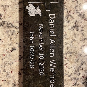 Small Adult / Baby Memorial Stone / Grave Marker / Urn Marker Solid ...