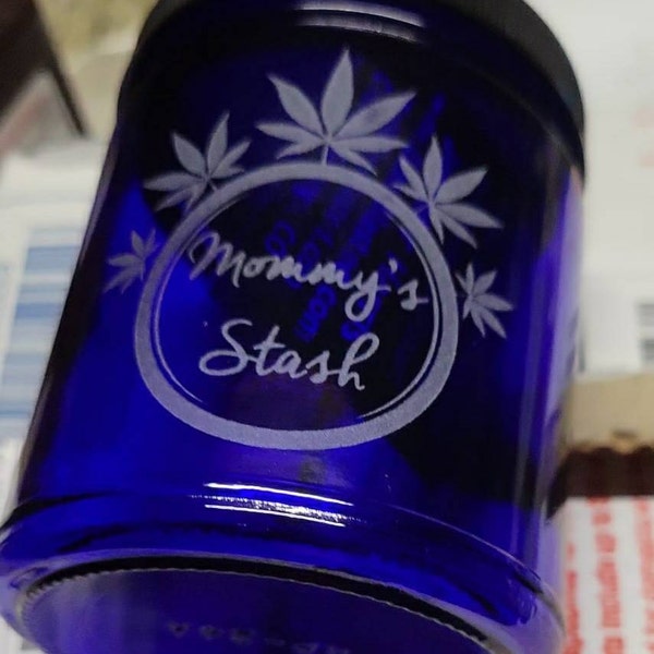 Cannabis Leaves Heart Marijuana Stash Jar,weed Jar,weed Container ...