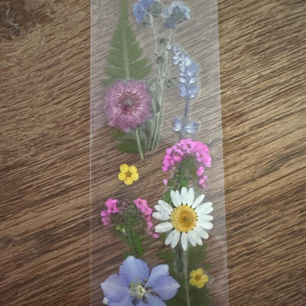 Build Your Own Bookmarks Real Dried Flowers Gift Idea for Book Lovers ...