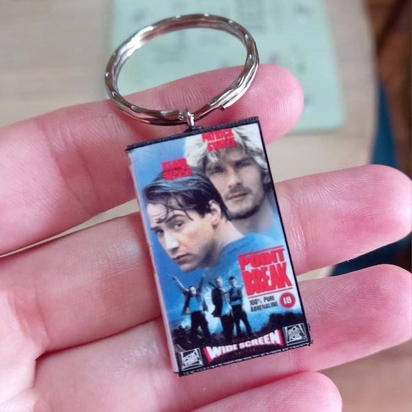 Miniature VHS Movie Keyring | ANY Movie You Like | Novelty 80s Film ...