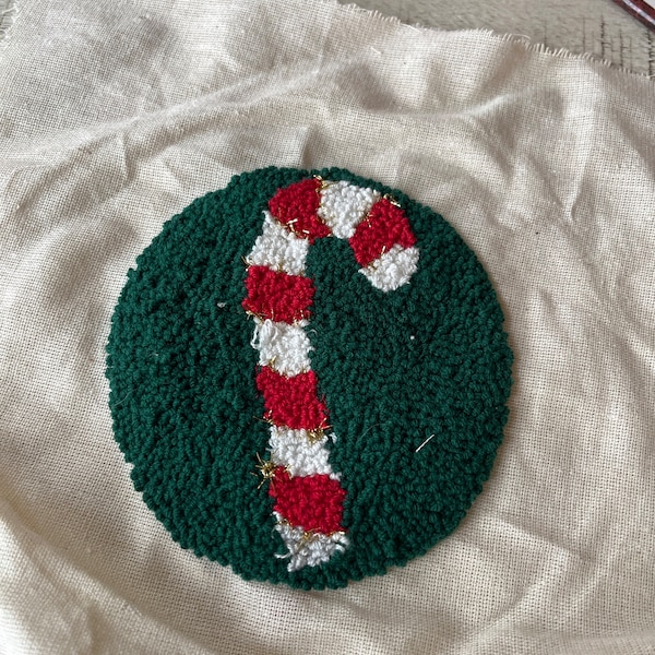 Christmas Coasters Punch Needle Kit 4 Pcs/ Coaster Tufting Kit/ Punch ...