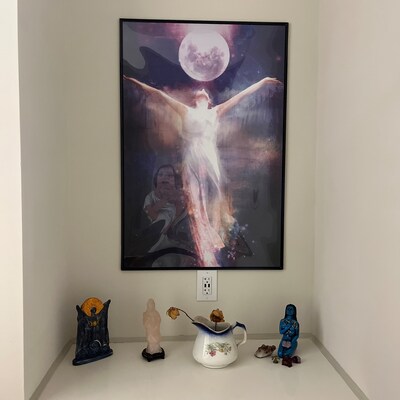 Inanna Divine Feminine Oracle Art Poster Print - Etsy