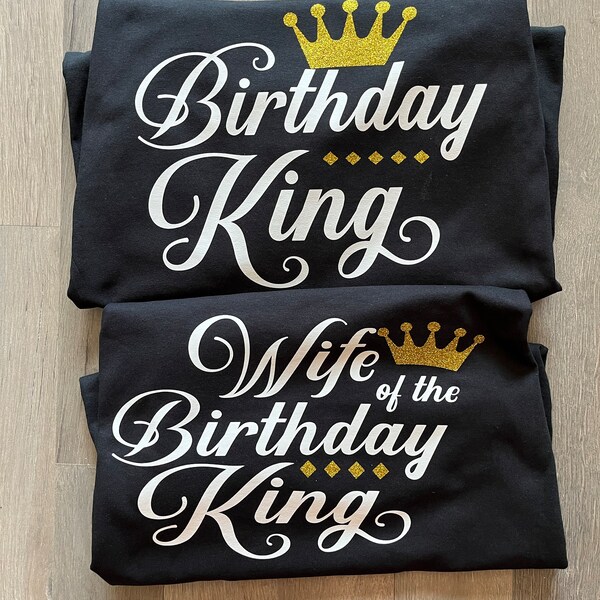 Birthday King Png, Svg & Wife of the Birthday King SVG, PNG Birthday ...