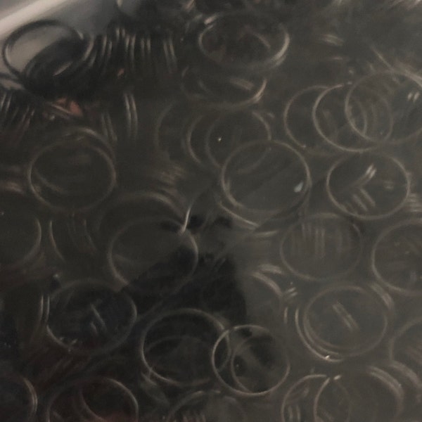 100pcs Jump Rings 10mm Double Loops Bulk Jump Ring Split Ring Double Loop Rings Small Keyring ...