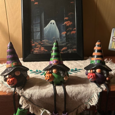 Ghost and Pumpkin Halloween Wall Art Print Ghost Home Decor - Etsy