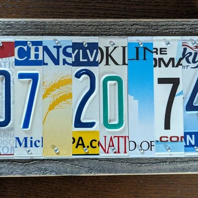 Custom College Name License Plate Sign Unique 2024 Graduation Gift Idea ...