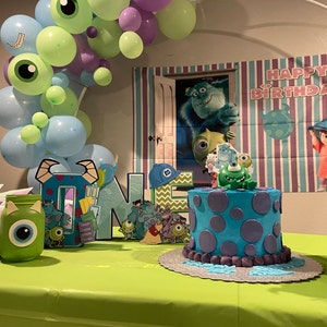 Monsters Inc Theme 3D Letters Monsters Inc Theme Monsters Inc Sully ...