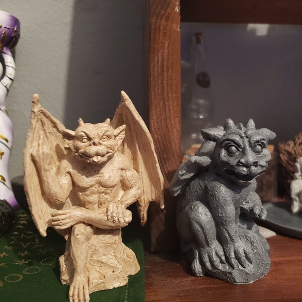 Rude Gargoyle---middle Finger Gargoyle - Etsy