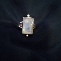 Small Sterling Wire Cat Head Ring in Your Size Choose a Gemstone Dainty ...