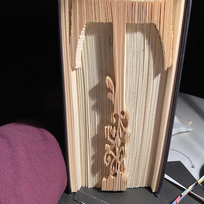 The Letter R Book Fold PATTERN Cut and Fold Pattern - Etsy