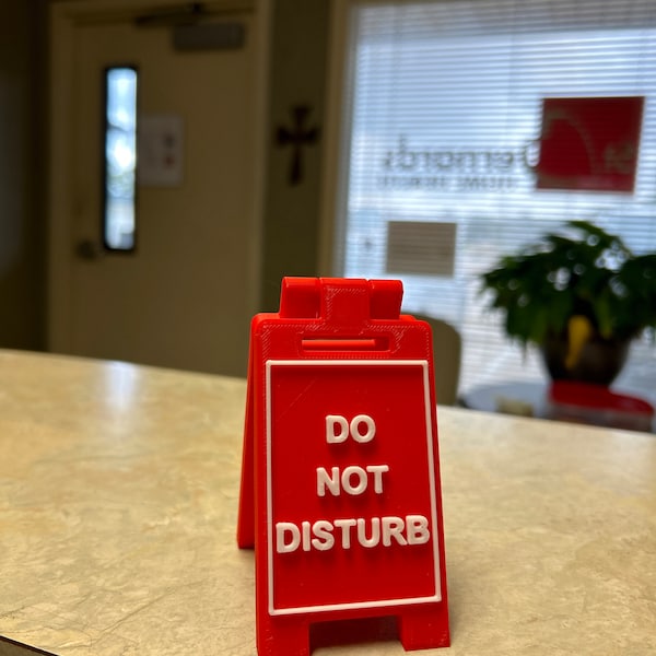 Good to Interact / Do Not Disturb - 2-sided Mini Floor Sign - Custom ...