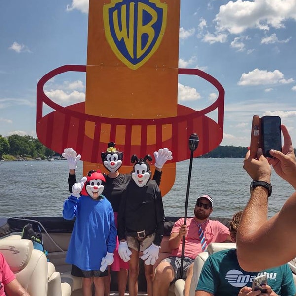 Vintage Animaniacs Wakko Yakko and Dot ADULT Halloween Mask Set Tiny ...