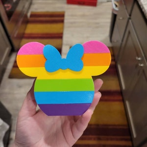 Mickey Mouse 3D Printed Disney Sticky Note Holder for Desk | Etsy