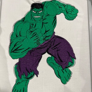 Hulk Embroidery Design Files for Machine Embroidery. - Etsy