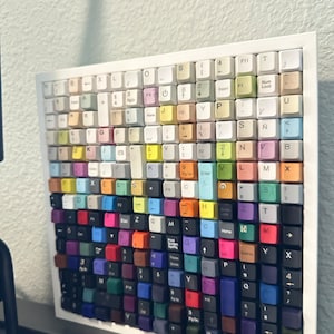 Original Art-computer Keys Art Work/wall Décor/gift for Computer Lovers ...