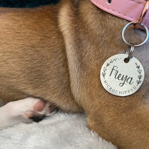 Engraved Dog Tag Dog ID Tag Pet Tag Personalized Dog Name Tag - Etsy UK