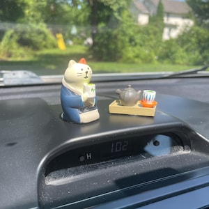 Mini Cat Ornaments, Car Mirror Dashboard Ornament, Handmade Car ...