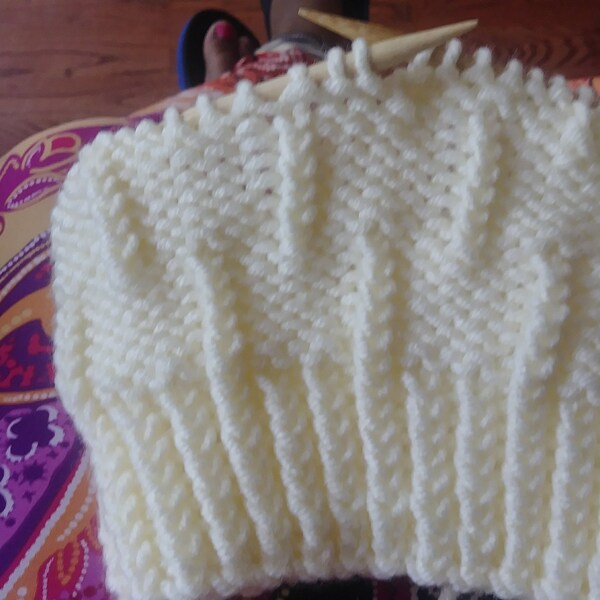 SWEATER KNIT PATTERN, Fall Knitting Pattern, Easy Pullover Pattern ...