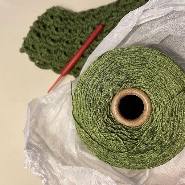 Italian Linen Blend Smooth Sheen Yarn Machine Knit Hand Knit Crochet ...