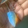 Raw Opalite Crystal Pendulum Reiki Wicca Divination Tool Earthegy 3177 - Etsy