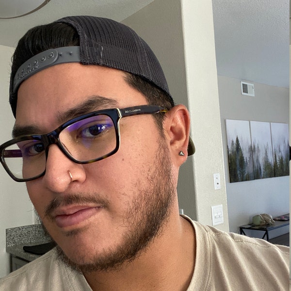 Gray Earrings for Men, Gray Men Studs, Men Stud Earrings, Gift for Men ...