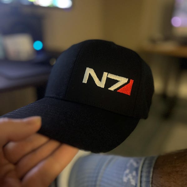 N7 Inspired Cosplay Cap - Etsy
