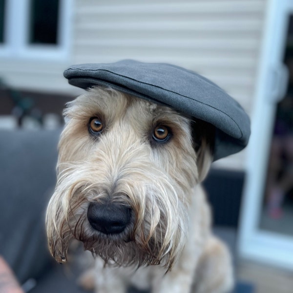 Irish Linen Flat Cap - Gunmetal Grey - Ireland - Handcrafted - Unisex ...