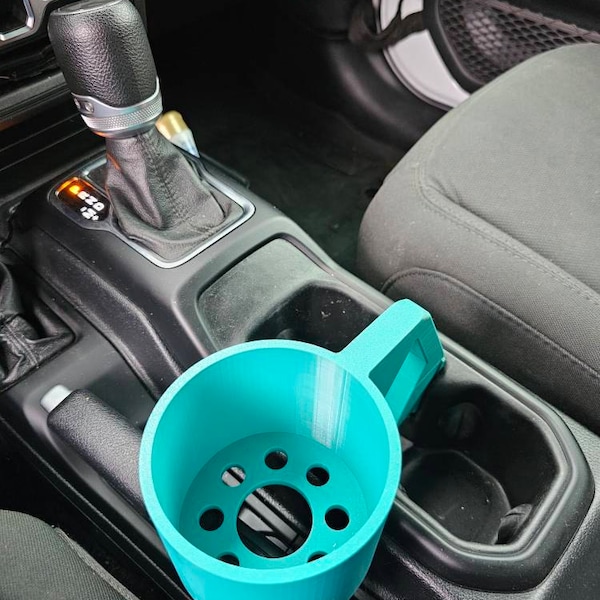 The Original 3rd Cup Holder for Jeep JL Wrangler and Gladiator (2018 to ...