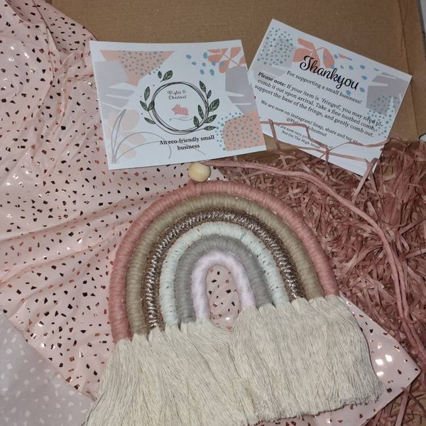 Macramé Rainbow, Macramé Décor, Rainbow Décor, Boho, Boho Baby Décor ...