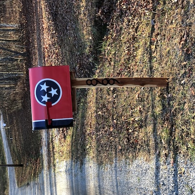 Thin Red Line Firefighter's Mailbox Wrap Mailbox Cover - Etsy