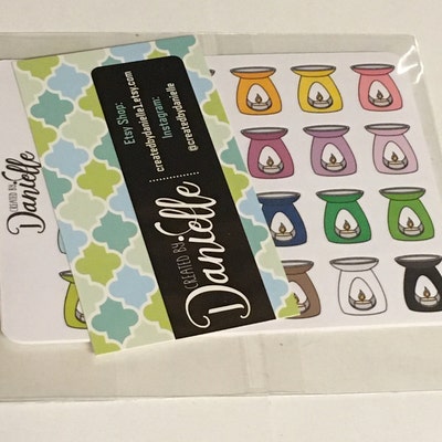 Wax Warmer Planner Stickers Wax Melt Stickers Candle Warmer - Etsy