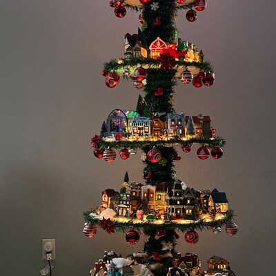 48, 72 and 84 Tree Display Shelves, to Be Finished Your Way. 5 7 ...