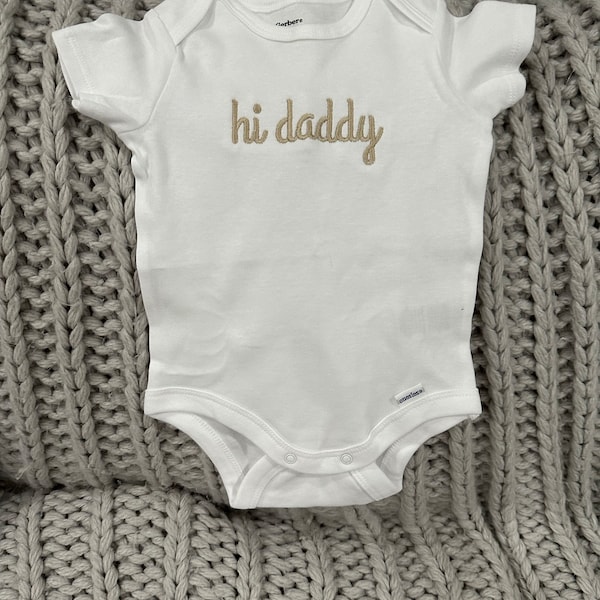 Embroidered Hi Grandma and Grandpa ONESIES® Brand, Hello Grandma ...