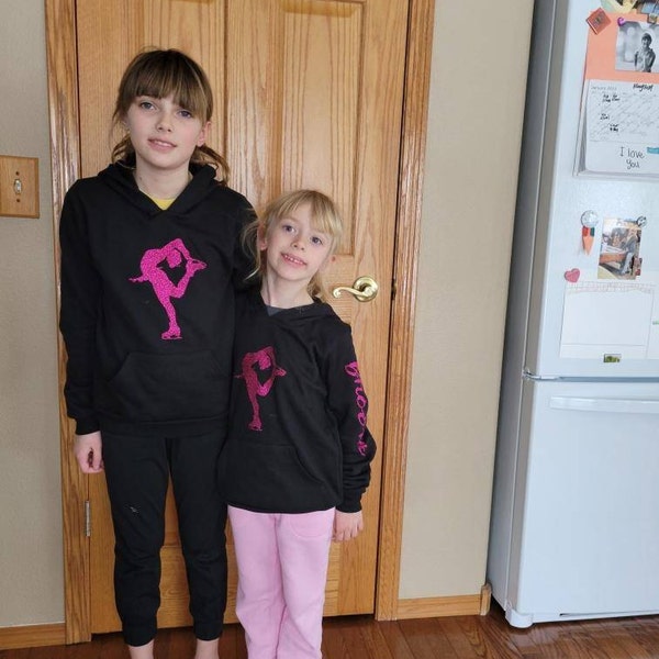 Just Dance | Custom Dance Hoodie | Customize With Her Name on Sleeve or ...
