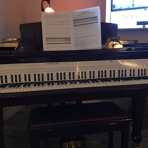 Practice Keyboard & Note Chart for Behind the Piano Keys - Etsy
