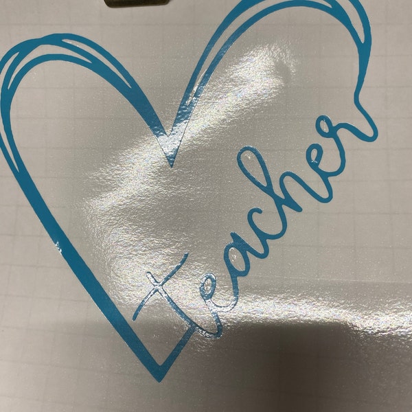 Teacher Heart - Instant Digital Download - Svg, Png, Dxf, and Eps Files ...