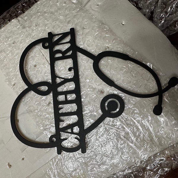 Personalized Nurse Metal Sign,nurse Decor,custom Nurse Name Sign,doctor ...