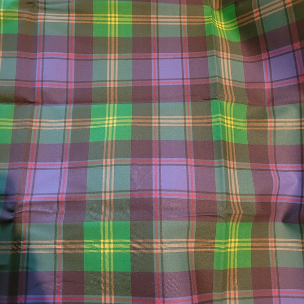 Watson Fabric - Watson Clan Tartan by Weavingmajor - Watson Blue Green ...
