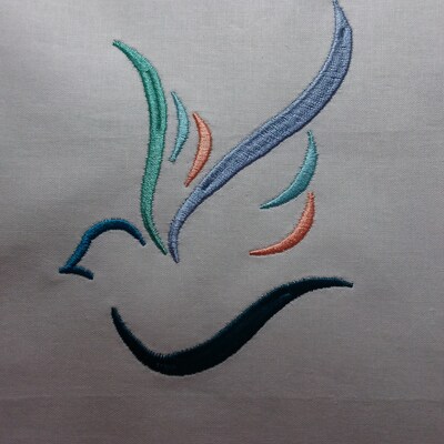 Abstract Dove Machine Embroidery Design, Embroidery Designs, Machine ...