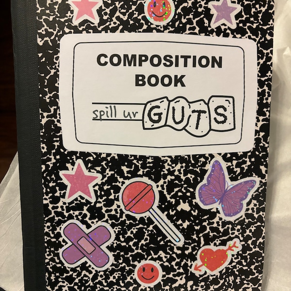Sour / Guts Inspired Composition Notebook - Etsy
