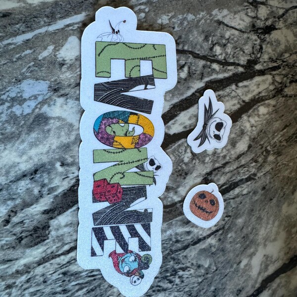 Vinyl Decal Alice in Wonderland, Holographic Layered Sticker, Magical ...