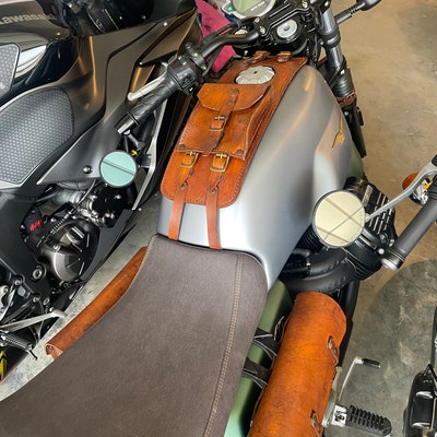 Bmw R45 R65 R80 R100 Leather Tank Bags Cafe Racer Special - Etsy