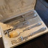 German .800 Solid Silver 12pc Set for Tea: Six Cake, Pastry Forks & Six ...