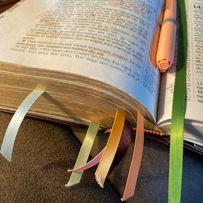 HARVEST Bible Bookmark Ribbons/ Multi Page Book Mark/ Hymnal, Missal ...
