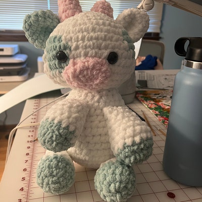 Amigurumi Cow Pattern, Plush Pattern, Stuffed Cow Toy, Cow, Crochet Cow ...