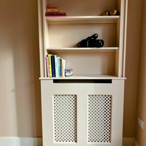Bespoke Regency Grill Radiator Cover With Double Shelve Custom Made UK ...