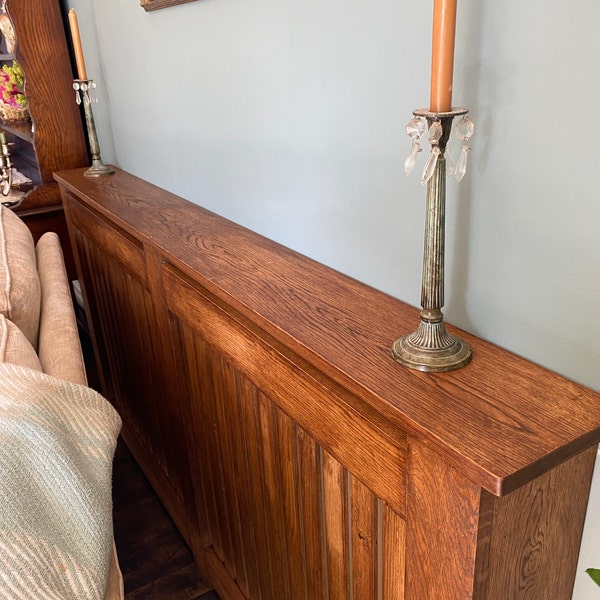 Solid Oak Radiator Covers - Etsy UK