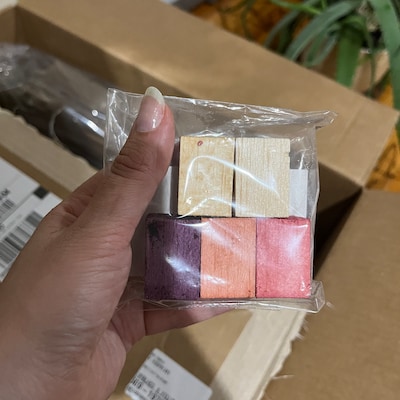 Flavored Balsa Blocks 5 or 10 Pack Natural Flavored Chew Toy for Bunny ...